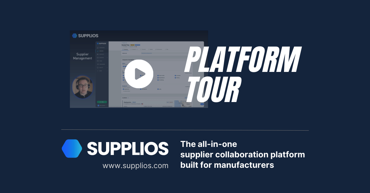 Supplios Platform Demo
